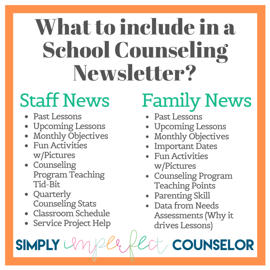 4 Tips for a Kick-Butt School Counseling Newsletter - Simply Imperfect ...